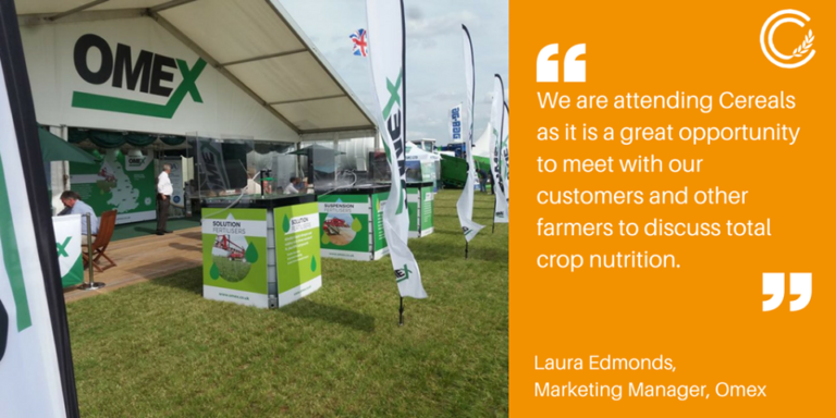 OMEX are attending Cereals - OMEX Agriculture